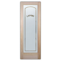 Laundry Door - Classic Arched Capitals - Primed - 28" x 80" - Book/Slab ...