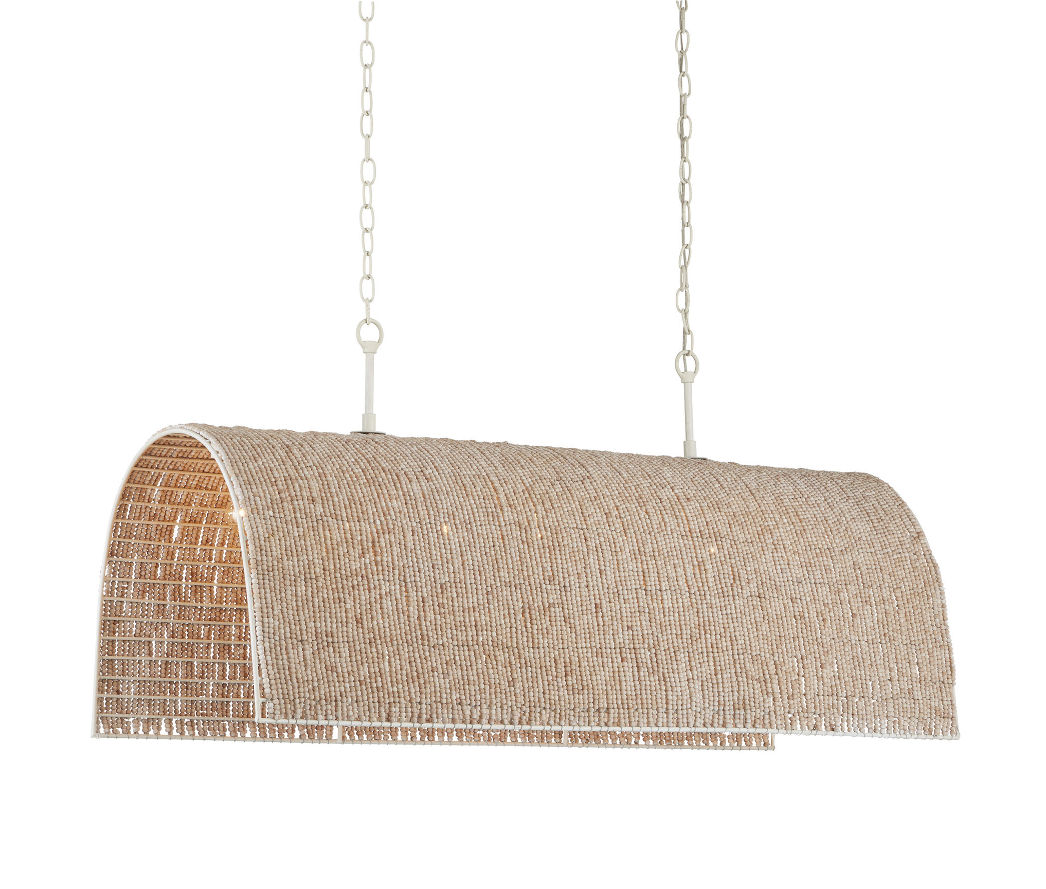 Aztec Rectangular Chandelier - Beach Style - Kitchen Island Lighting ...