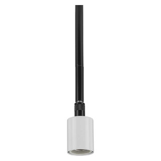 Progress Markor 1-Light 100W Stem Mount Pendant Black - Transitional ...