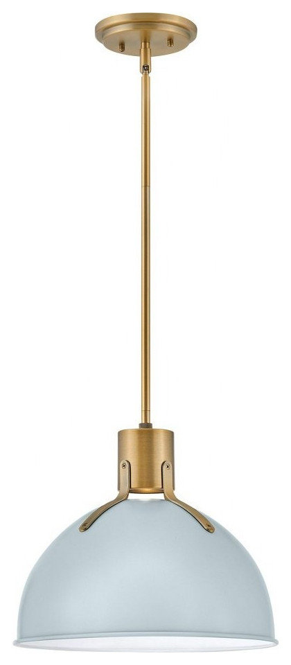 14 Inch 6.5W 1 LED Small Pendant-Pale Blue Finish - Pendants - 81-BEL ...