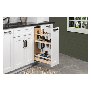 Bathroom Vanity with Powered Grooming Organizer - Bathroom - San ...