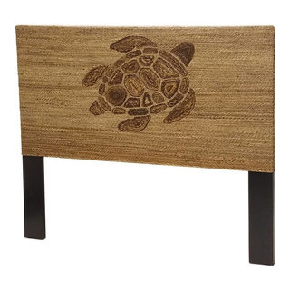 Turtle Weave Twin Headboard, Natural - Beach Style - Headboards - by ...