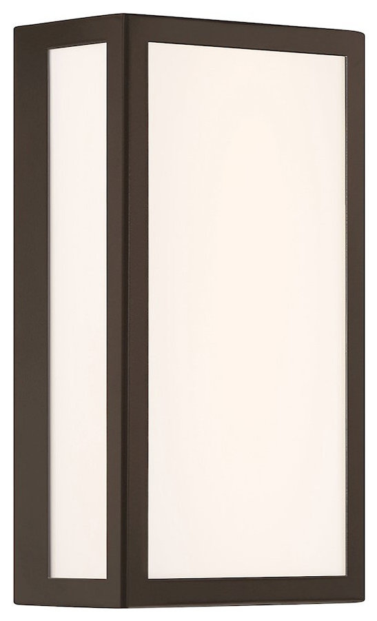 Access Lighting Geo 1 Light 12" LED Wall Mount, Black/White ...