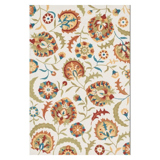 Loloi Francesca Collection Rug, Ivory and Spice, 2'-3" X 3'-9 ...