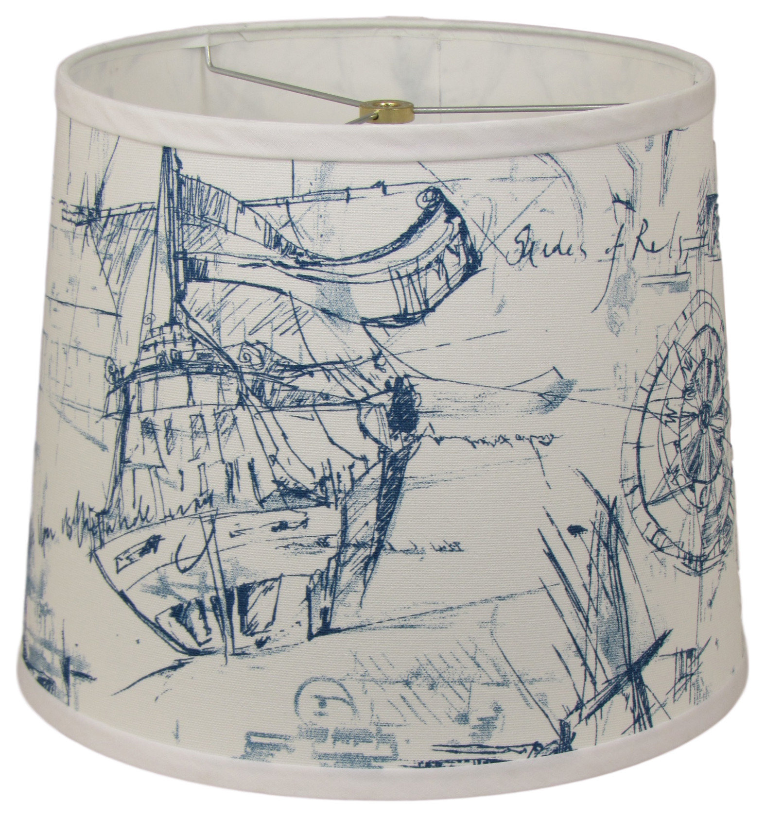 Nautical Lamp Shade, 16" - Beach Style - Lamp Shades - by Albert Estate ...