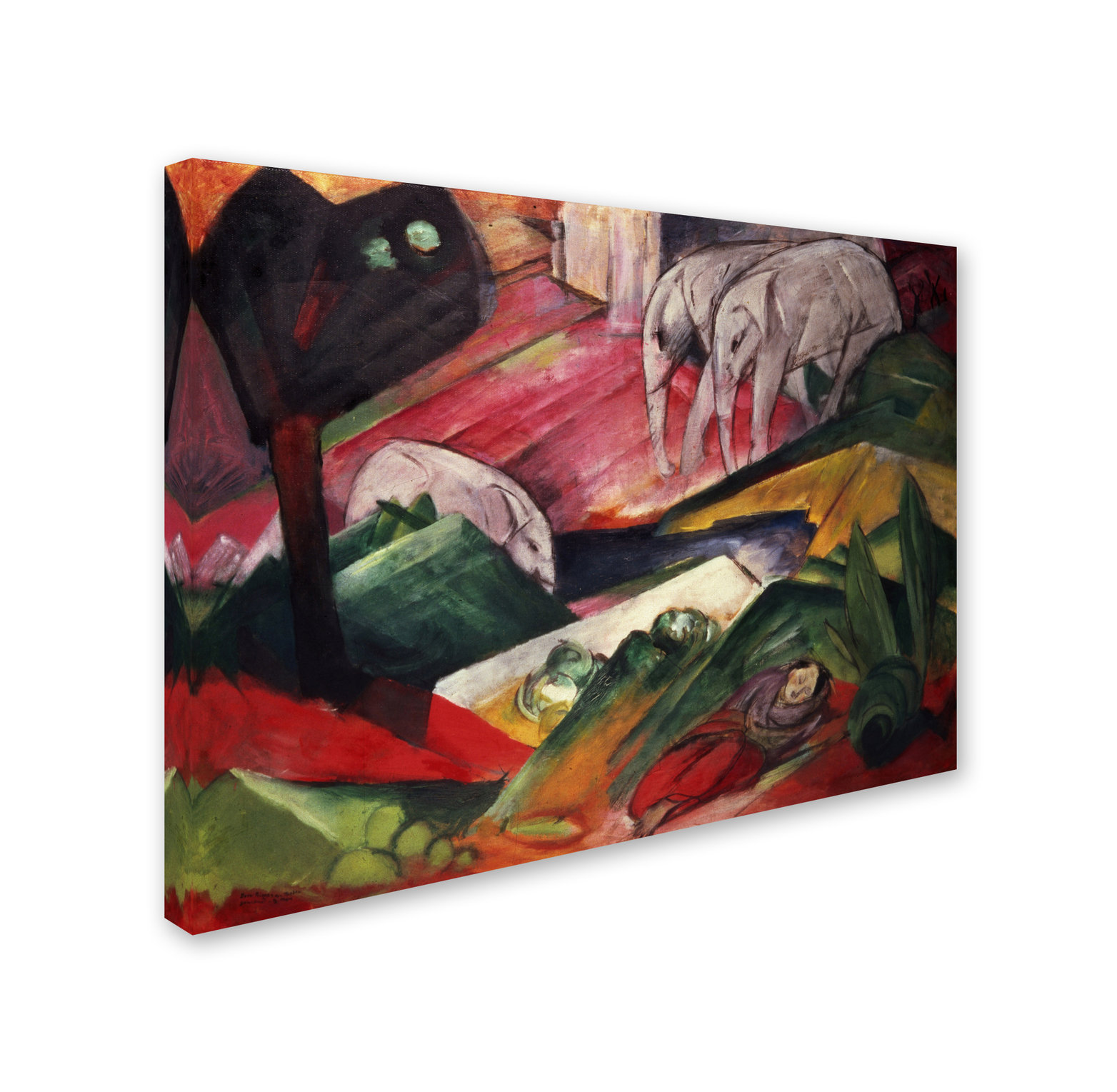 'The Dream' Canvas Art by Franz Marc, 35" x 47" - Contemporary - Prints ...