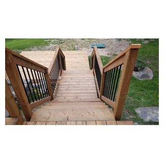 Tiered Deck and Stair System - Modern - Terrace - Toronto - by Mjolnir ...