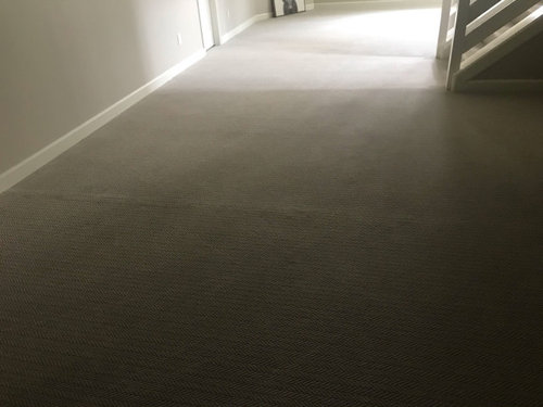 what should a normal carpet seam look like?