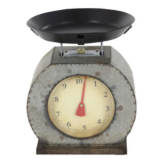 Quantifiable Metal Scale, Gray And Black - Farmhouse - Decorative ...