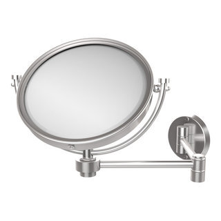 8" Wall Mounted Extending Make-Up Mirror 3X Magnification ...