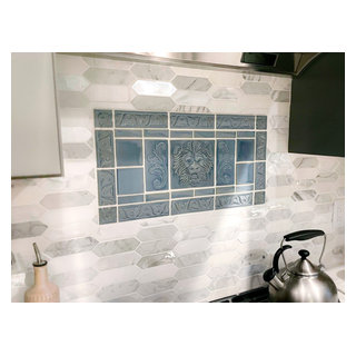 Victorian Lion Tile – Decorative Kitchen Backsplash Mural - Victorian ...