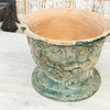 Antique Glazed Asian Floral Ceramic Pot - Asian - Indoor Pots And ...