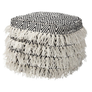 Alain Tassel Pouf - Scandinavian - Floor Pillows And Poufs - by HedgeApple | Houzz