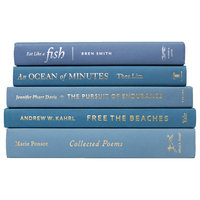 Modern Marlin Book Stack, 5-Piece Set - Traditional - Books - by Booth ...
