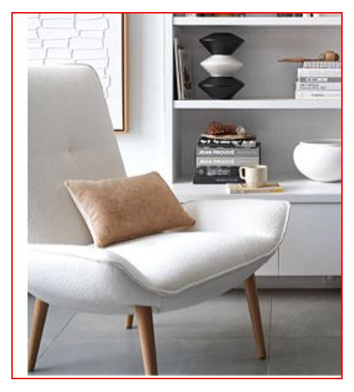 Looking for a modern look-alike accent chair