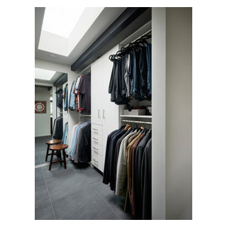 Linked MCM Remodel/Addition by Klopf Architecture - Midcentury - Closet ...