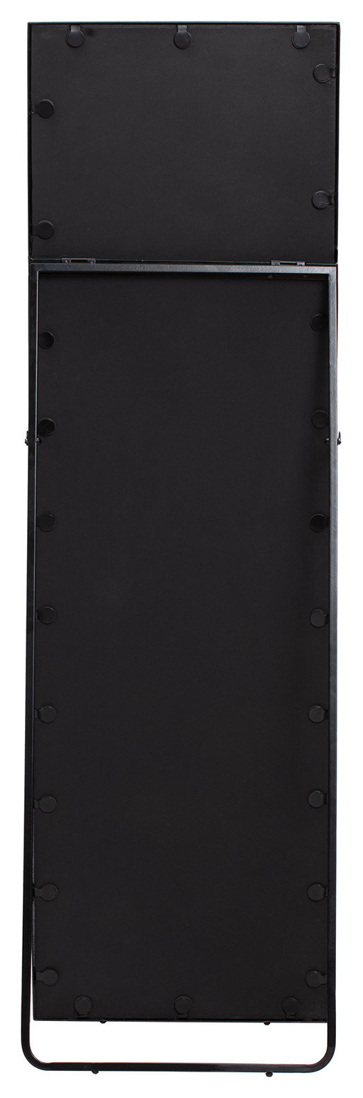 Carmen Black Rectangular Linear Mirror - Transitional - Floor Mirrors ...