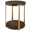 Uttermost Palisade Round Wood Side table - Contemporary - Side Tables ...