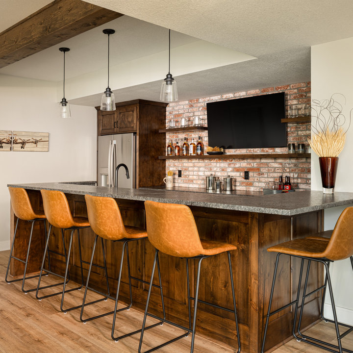 75 Brick Wall Basement Ideas You'll Love - December, 2025 | Houzz