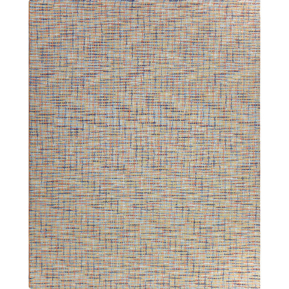 Tweedy Wool Hand Tufted Rug, Multi, 1'x1' Sample, 1'x1' - Contemporary ...