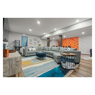 Basement Oasis Remodel - Contemporary - Basement - Philadelphia - by ...