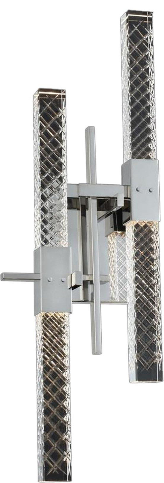 Modern Apollo LED Wall Fixture With Crystals - Contemporary - Wall ...