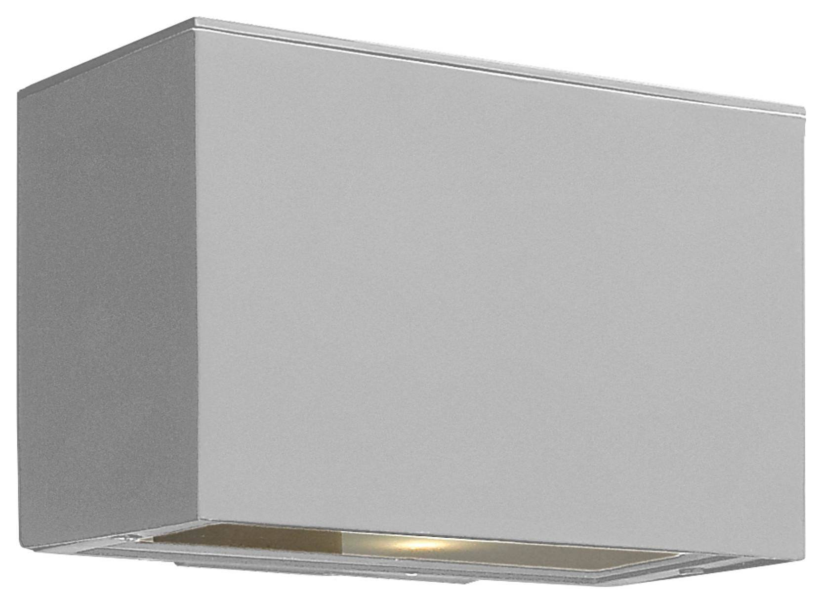 Hinkley Lighting Atlantis 1 Light Outdoor Medium Wall Mount, Titanium ...