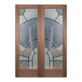 Front Door - Matrix Arcs - Fiberglass Smooth - 30" x 80" - Book/Slab ...