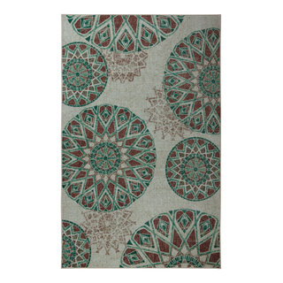 Mohawk Home Clovis Green 5' x 8' Area Rug, 8' x 10' - Contemporary ...