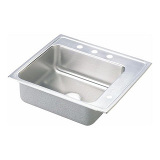 Elkay 4 1/2" Bowl Drop In Stainless Steel Classroom Kitchen Sink ...