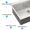 30-inch Drop In Kitchen Sink 18 Gauge Single Bowl Kitchen Sink ...