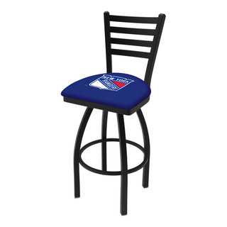 Holland L014 New York Rangers 36" Swivel Bar Stool - Black ...