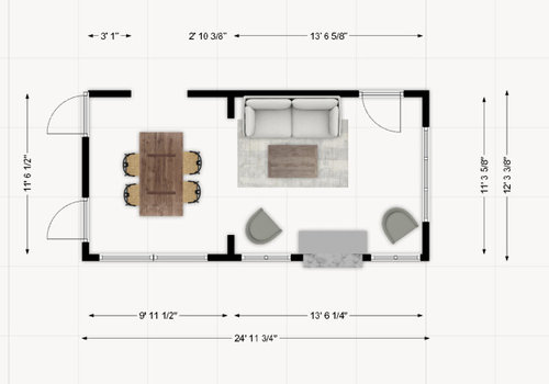 Space Planning for a Small Living Room