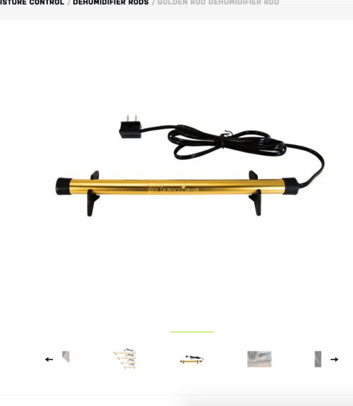 Has anyone used a gun safe dehumidifier rod for their walk-in closet?