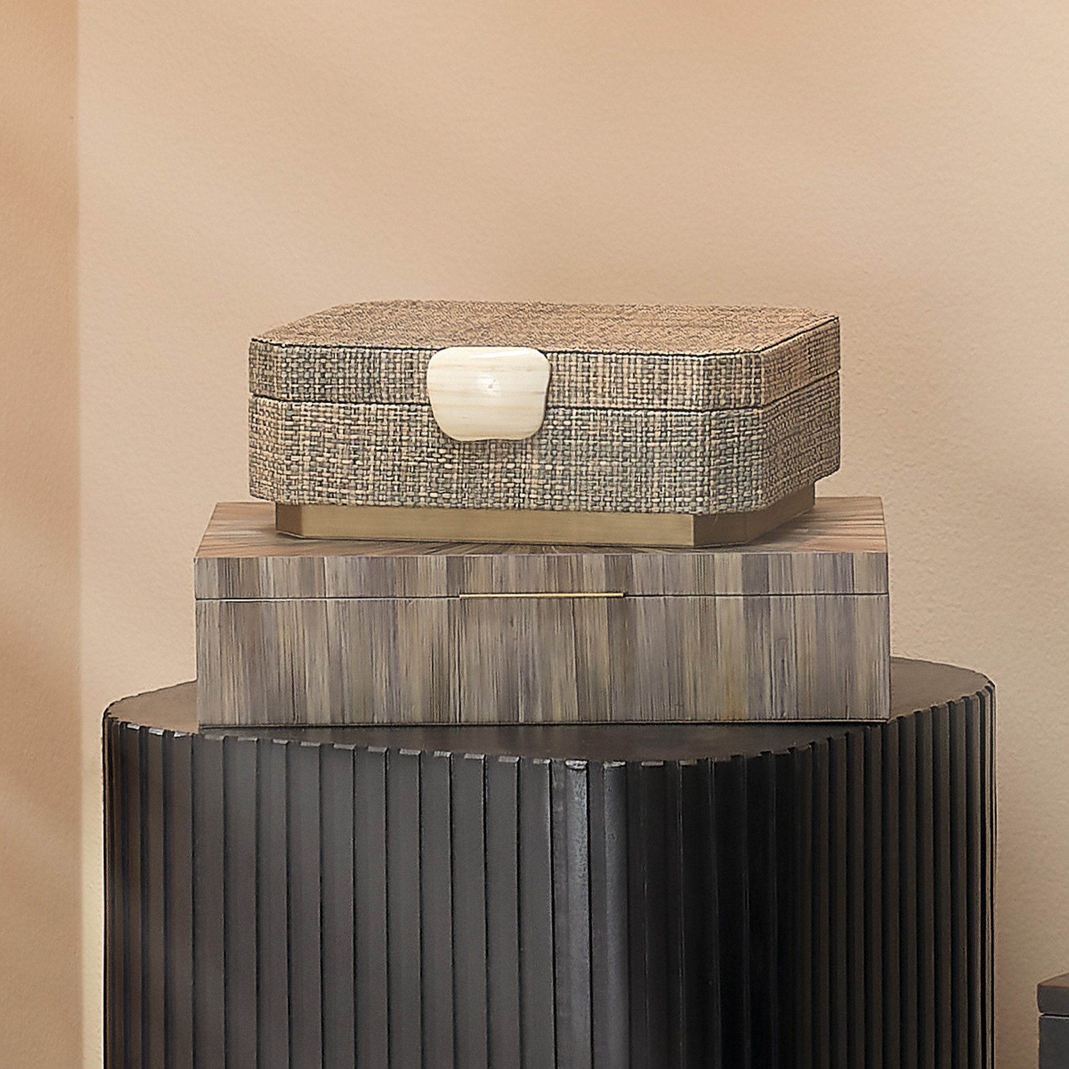 Eden Box - Grey - Tropical - Decorative Boxes - by Sideboards and ...