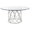 Nuevo Furniture Juliette Dining Table in Stainless Steel - Contemporary ...