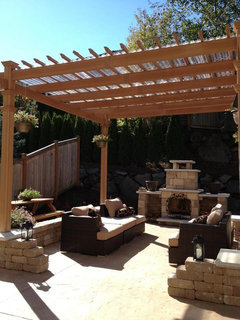 Describe the typical American backyard...