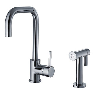 Jem Collection Single Hole/Single Lever Handle Faucet with Swivel Spout ...