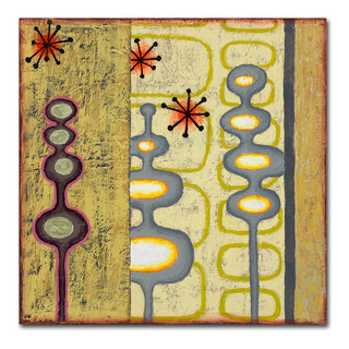 Rachel Paxton 'Sterling Cooper 3' Canvas Art, 14"x 14" - Contemporary ...