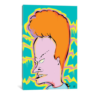 "Beavis" by TECHNODROME1, Canvas Print, 18x12x1.5" - Contemporary ...