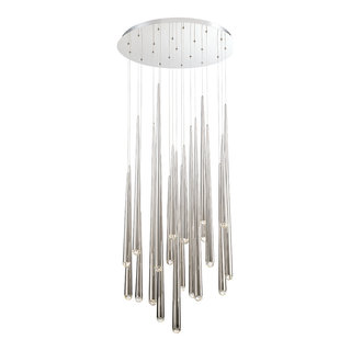 Modern Forms Cascade LED Chandelier PD-41721R-PN - Modern - Chandeliers ...