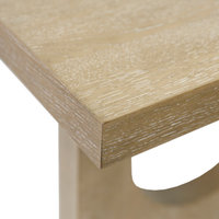 Modern Wood Kitchen Table, Dining Table, Light Brown - Farmhouse ...