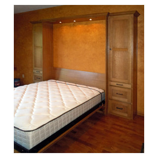 Quartersawn Oak Murphy Bed with a Dark Walnut Stain 1 - Other - by K A ...