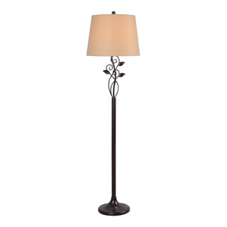 Kenroy 32711ORB 1-Light Floor Lamp, Arbor - Traditional - Floor Lamps ...