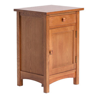 Mission Nightstand End Table Solid Oak - Craftsman - Nightstands And ...