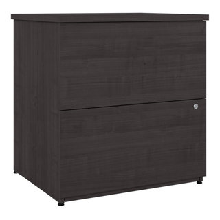 BESTAR Universel 28W Standard 2 Drawer Lateral File Cabinet in charcoal ...