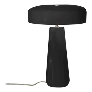 Justice Design Portable 2 Light Spire Table Lamp, Black/White - CER ...