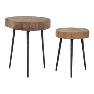 Samba Nesting Tables, Set of 2 - Rustic - Coffee Table Sets - by ...