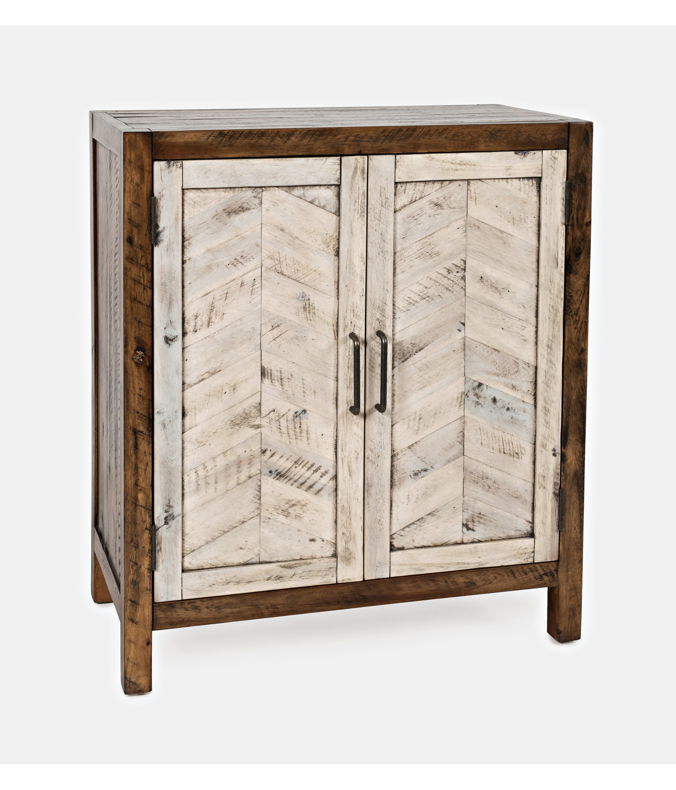 Gramercy 28'' Chevron Two Door Accent Cabinet - Farmhouse - Accent ...