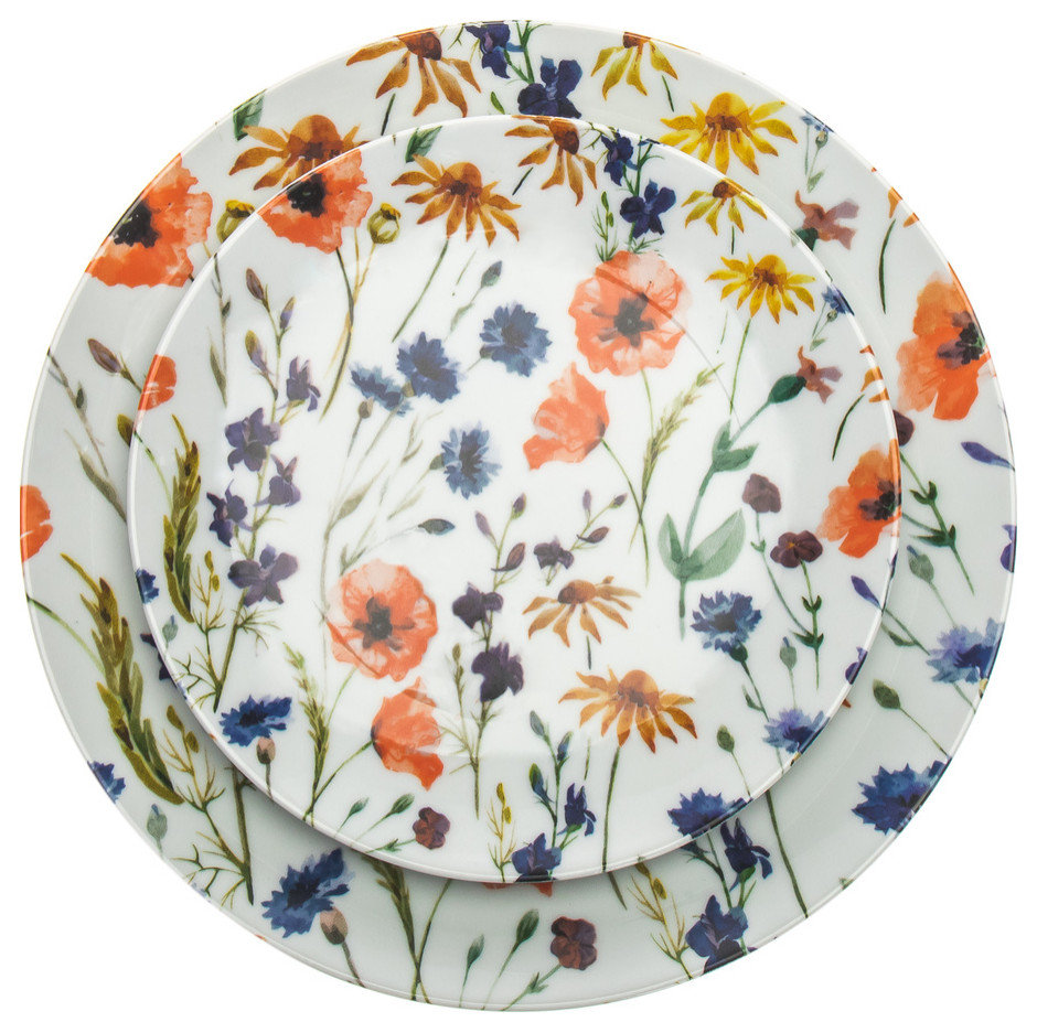 Margo 12 Piece Dinnerware Set - Contemporary - Dinnerware Sets - by ...